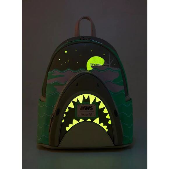 Loungefly | Bags | Loungefly Jaws Glowinthedark Mini Backpack | Poshmark